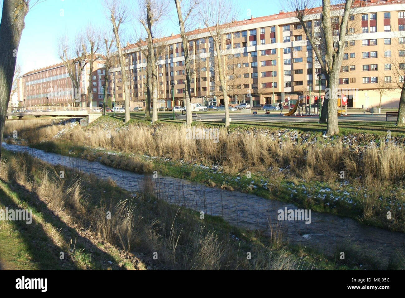 The Río Vena flows through Burgos, Spain, and forms part of the city’s ...