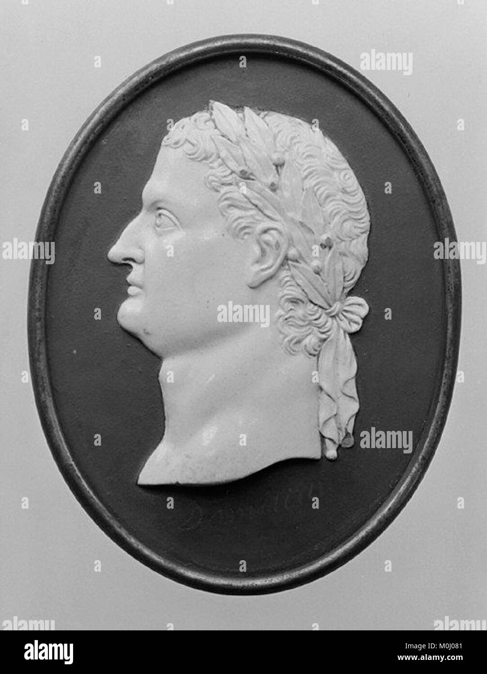Marble bust depicting Roman Emperor Domitian (reigned 81–96 AD ...