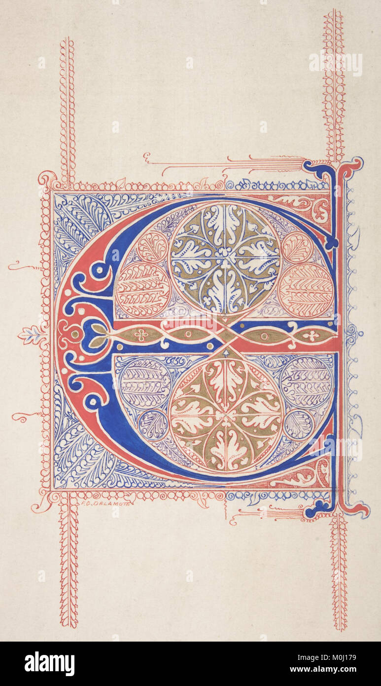 Illuminated initial hi-res stock photography and images - Alamy