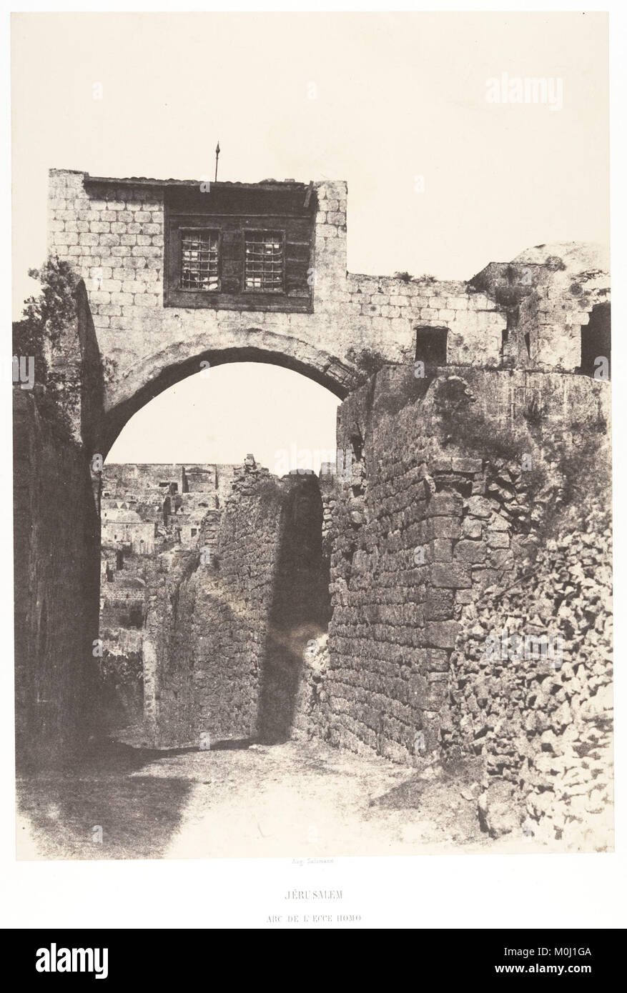 The Ecce Homo Arch in Jerusalem, Israel, a Roman-era stone arch located ...
