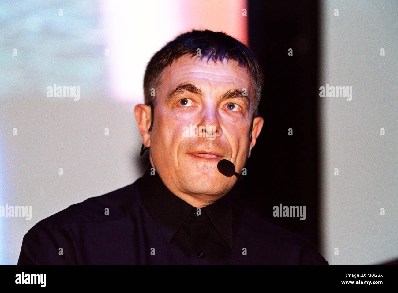 Karl Bartos performing at the I.C.A, 11th October 2003, Institute of ...