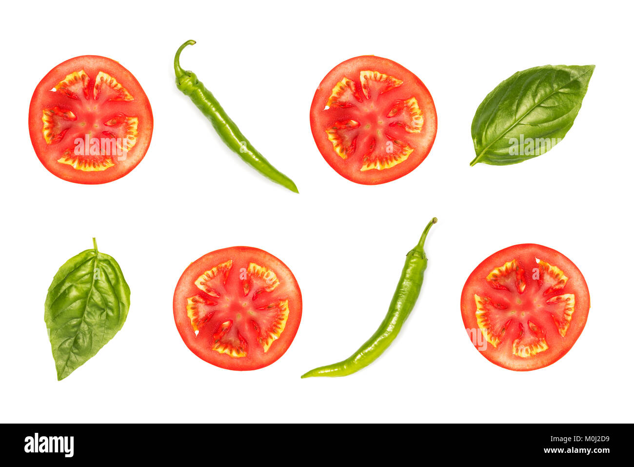 Composition tomato leaves Cut Out Stock Images & Pictures - Alamy
