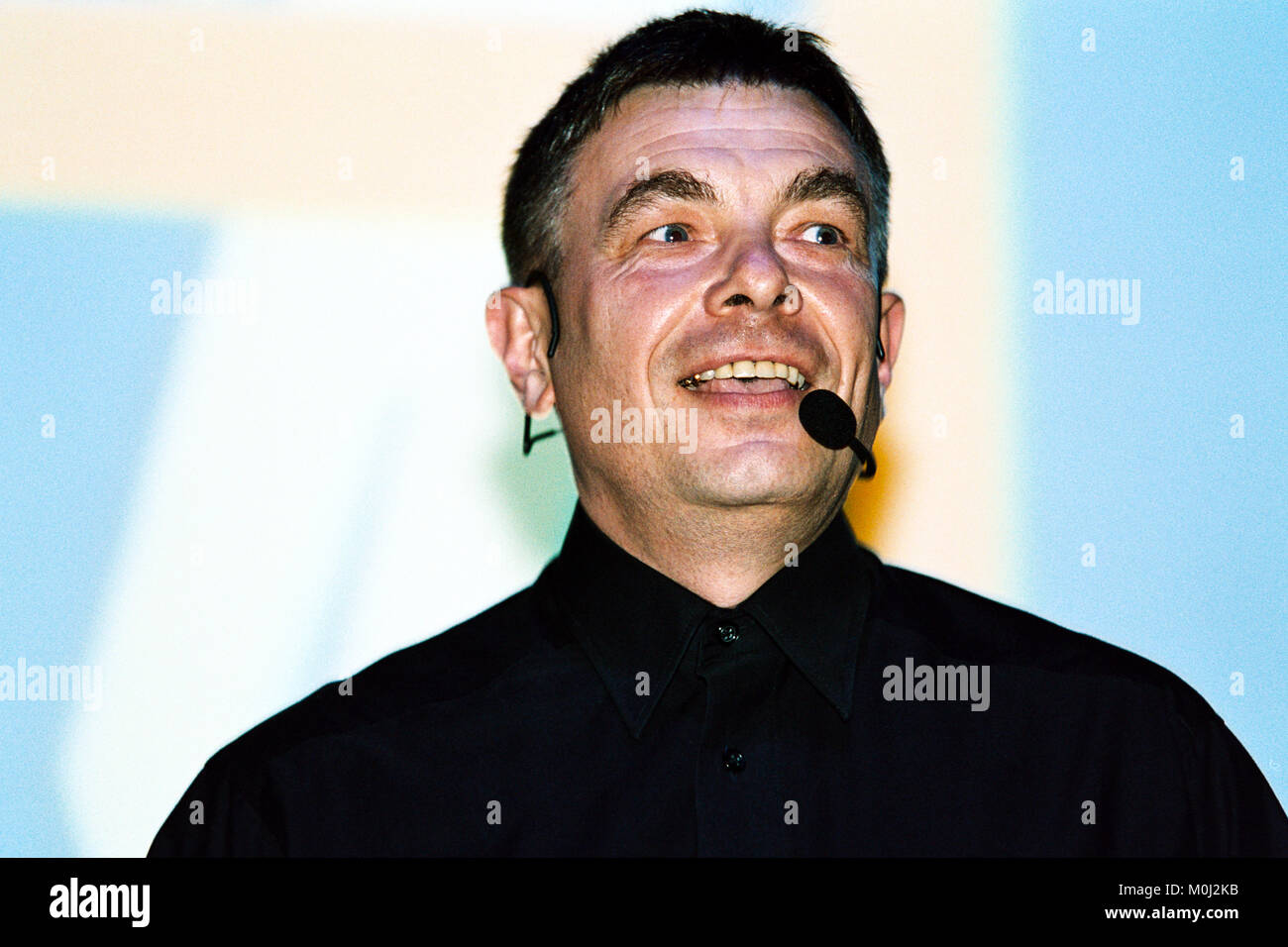 Karl Bartos performing at the I.C.A, 11th October 2003, Institute of ...