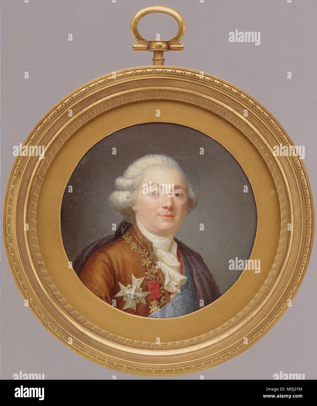 The title refers to an object or artwork related to King Louis XVI of ...