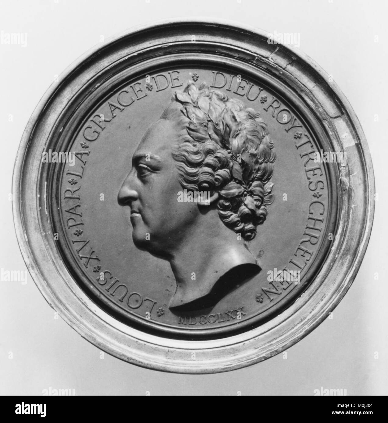 Portrait of Louis XV, King of France from 1715 to 1774, depicting him ...