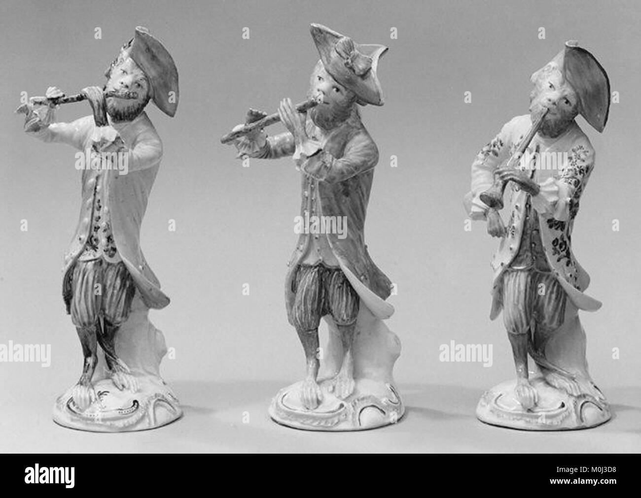 Monkey musician (part of a set) MET 184877 Stock Photo - Alamy