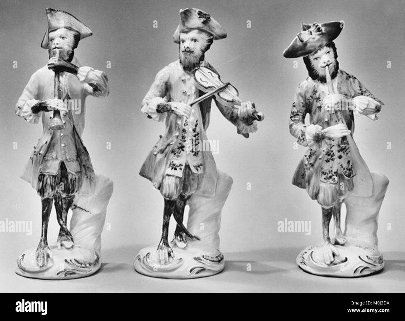 Monkey musician (part of a set) MET 184879 Stock Photo - Alamy