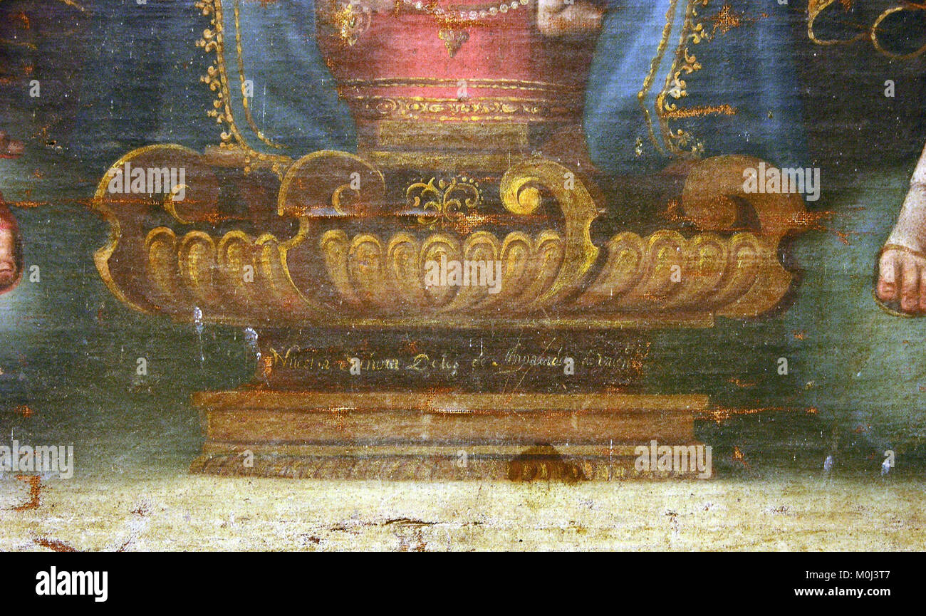 A depiction of Nuestra Señora de los Desamparados (Our Lady of the ...