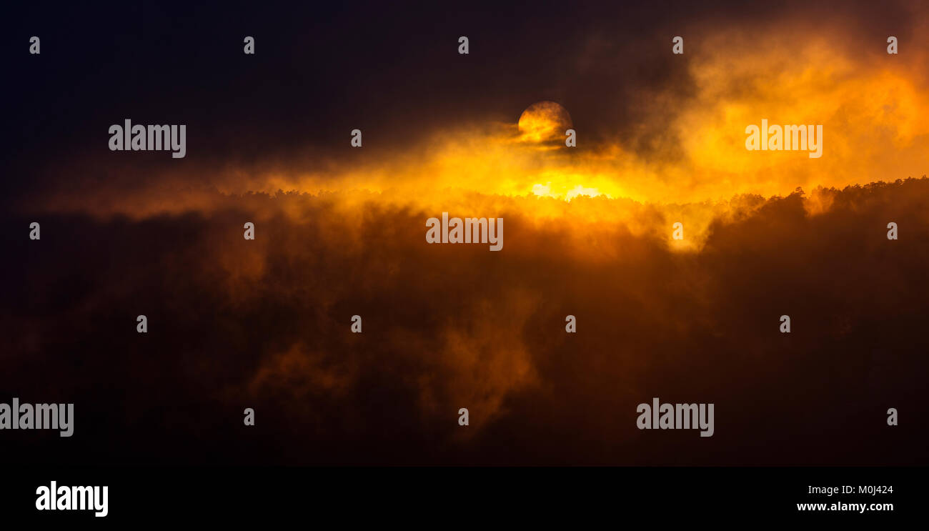 Cati Mountain Range from Caro Mountain Range, The Ports Natural Park ...