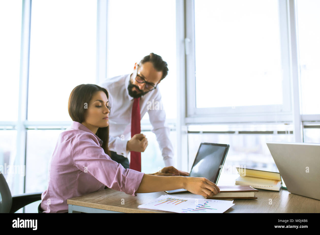 Business people planning strategy analysis Stock Photo - Alamy