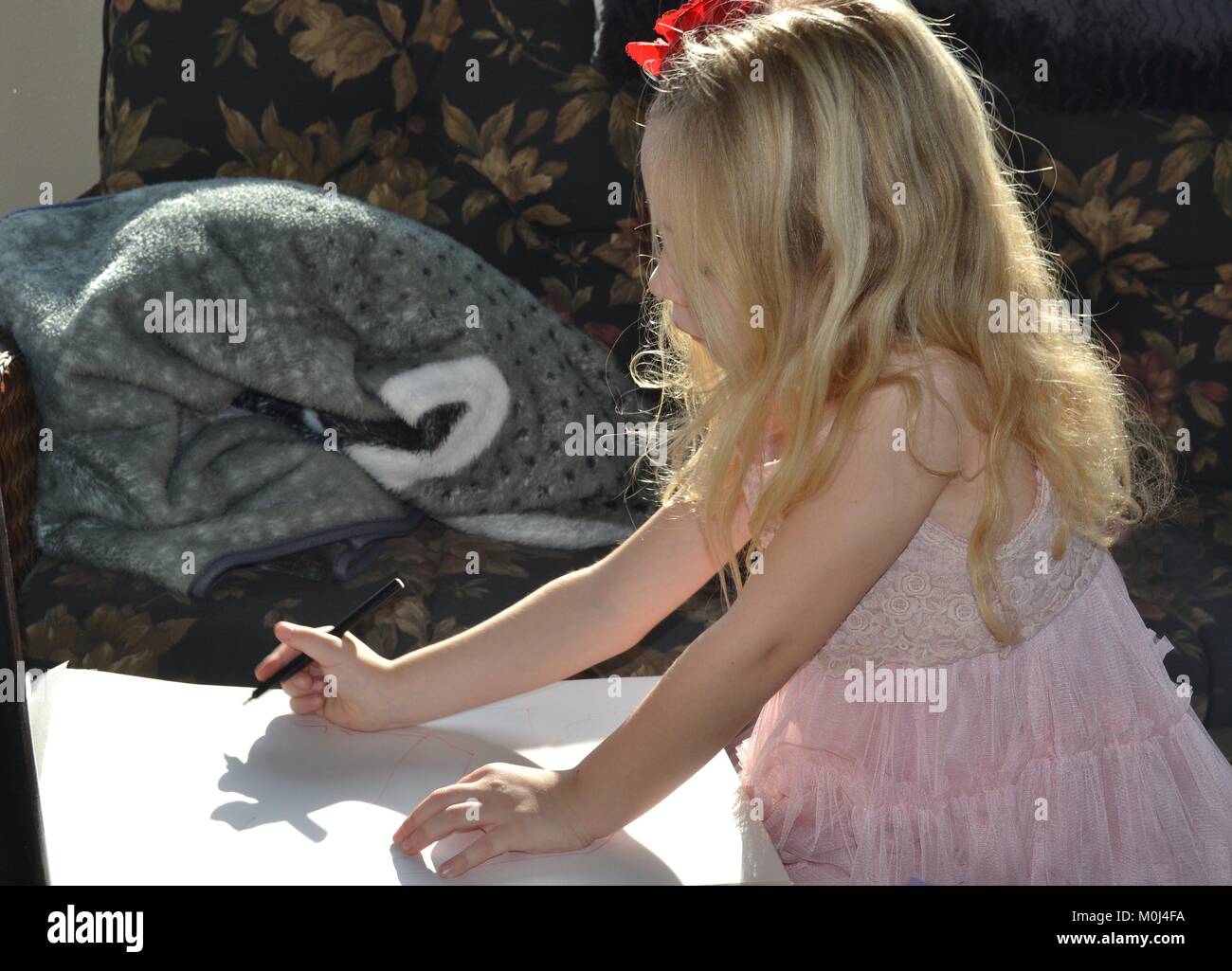 Beginning to Draw Stock Photo - Alamy