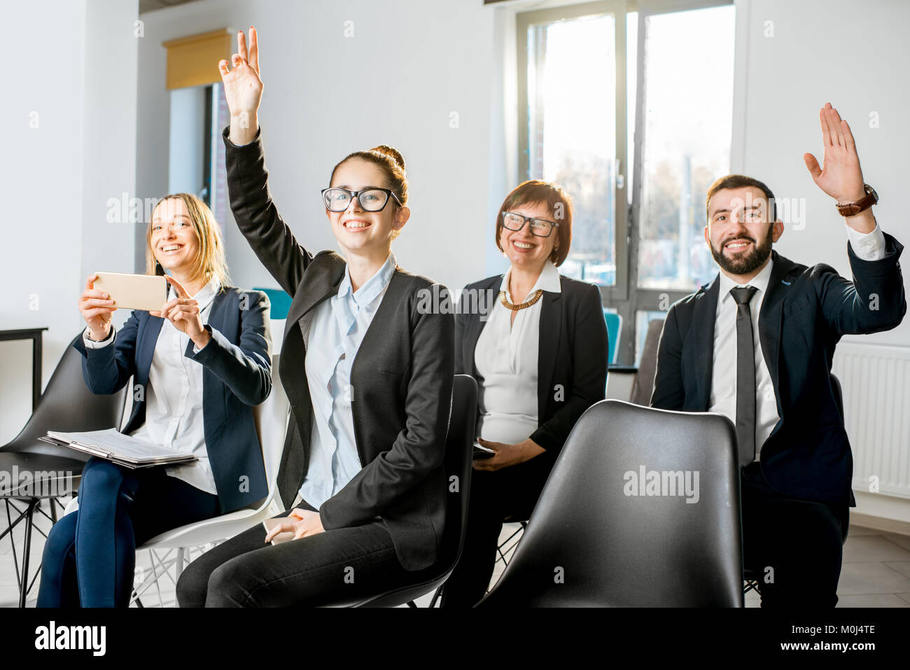 Modern audience hi-res stock photography and images - Alamy
