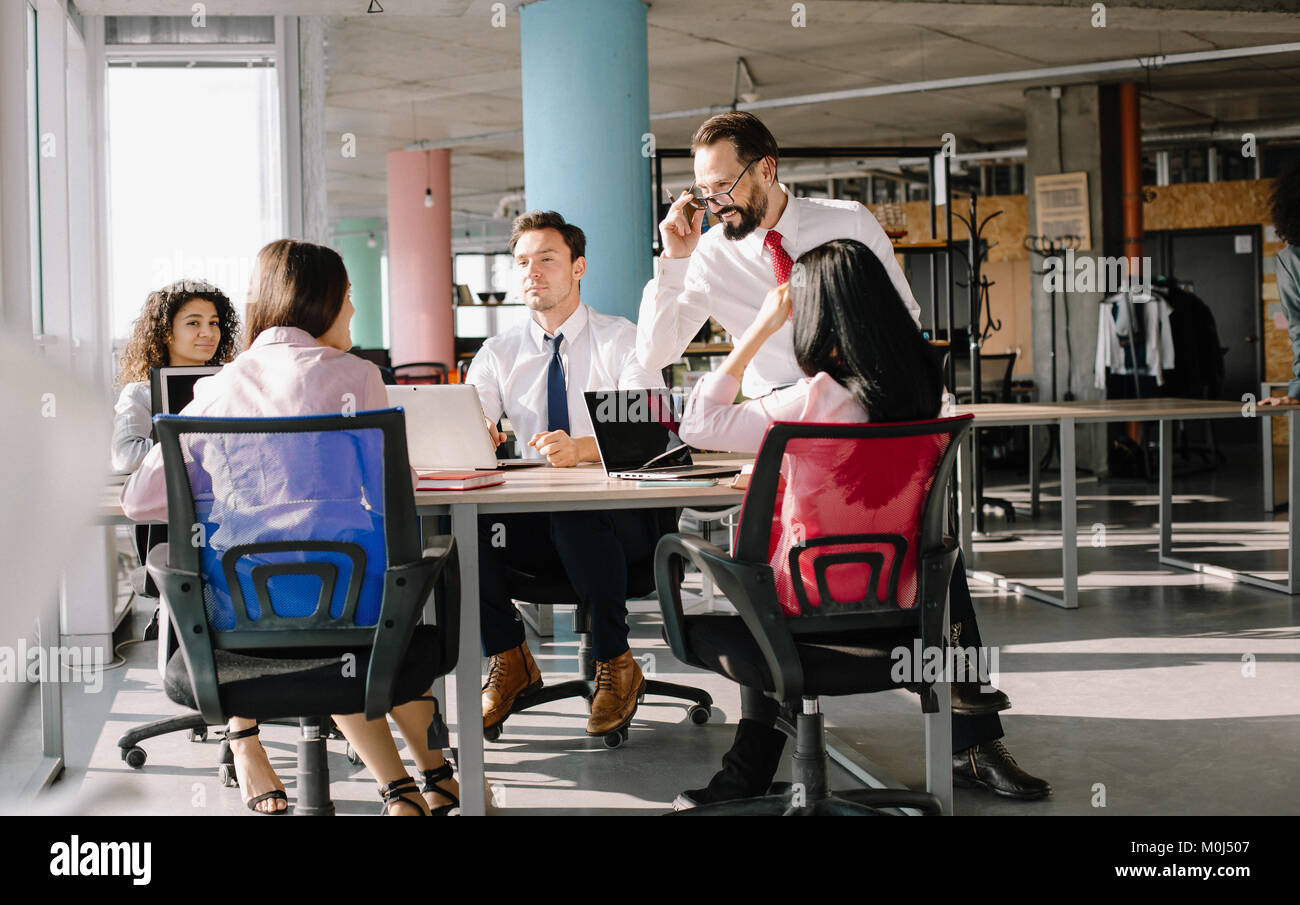 Creating of new important project Stock Photo - Alamy