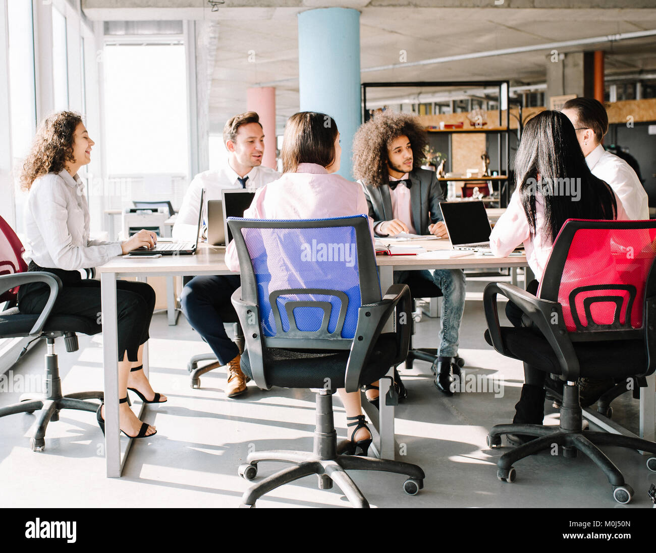 Creating of new important project Stock Photo - Alamy