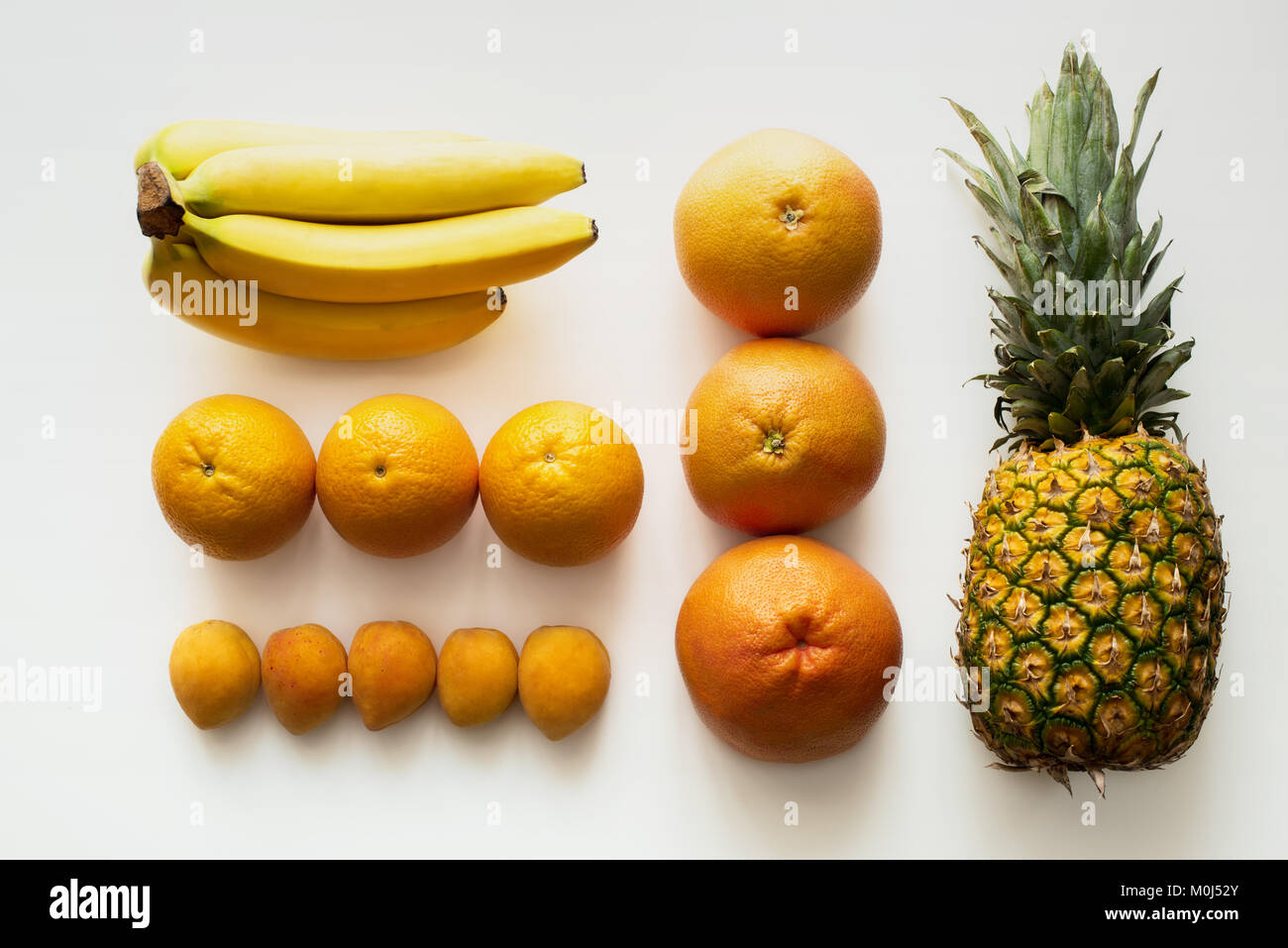 fruits lying in rows Stock Photo - Alamy