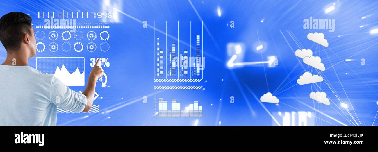 Digits in the screen hi-res stock photography and images - Alamy