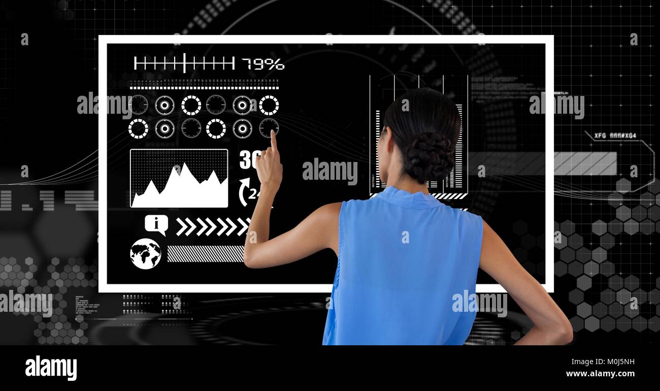 Person standing in front of screen hi-res stock photography and images ...