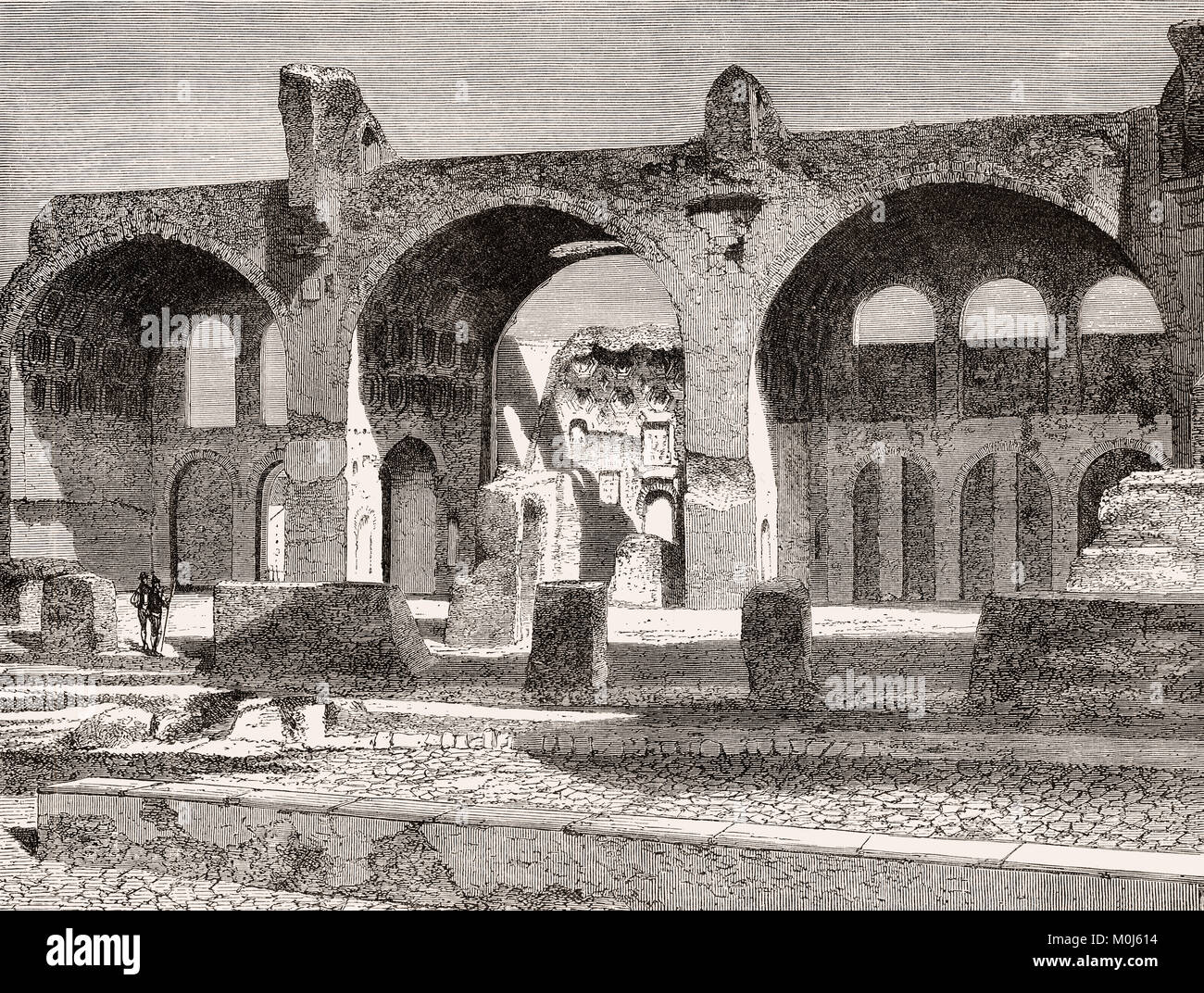 Basilica maxentius constantine basilica nova hi-res stock photography ...