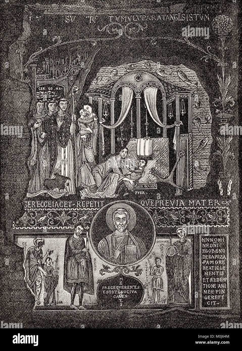 Legend of Saint Clement of Rome, 10th century, Basilica of Saint ...