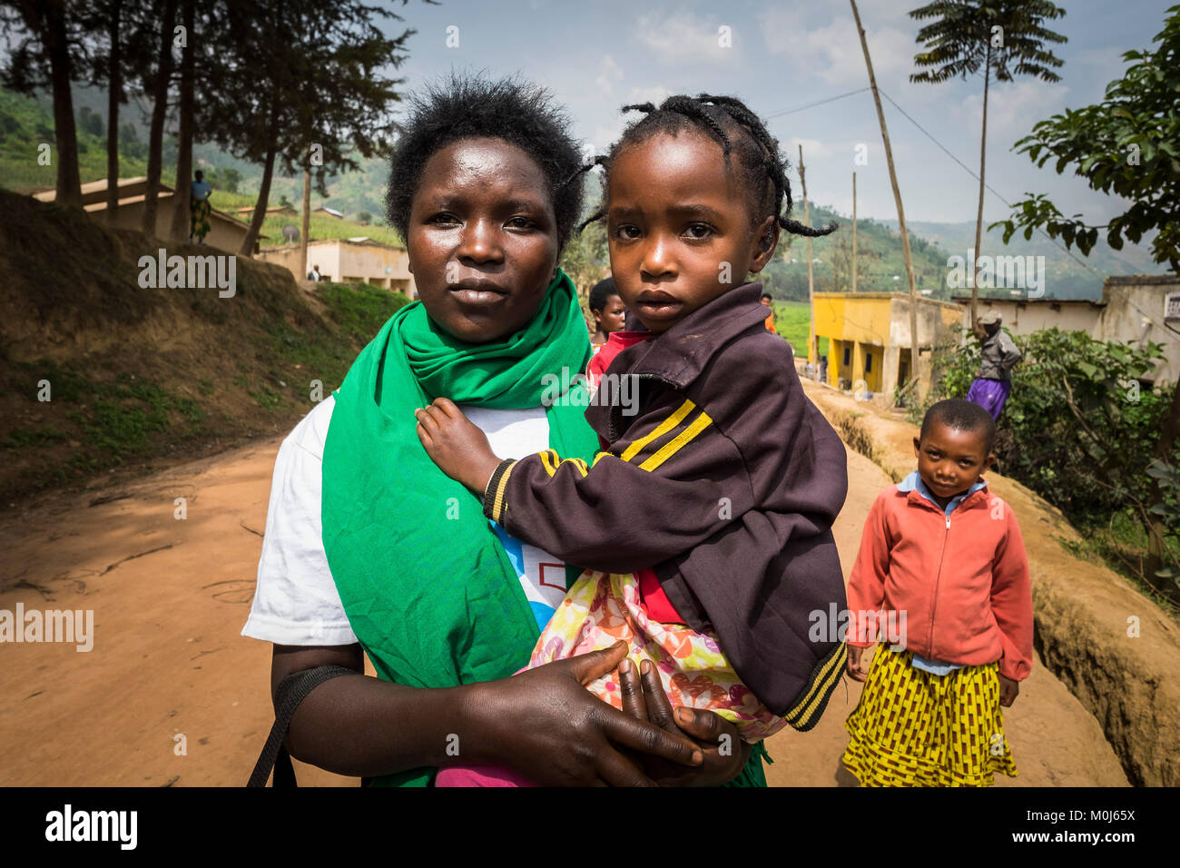 Rwanda, surroundig of Byumba, daily life Stock Photo - Alamy