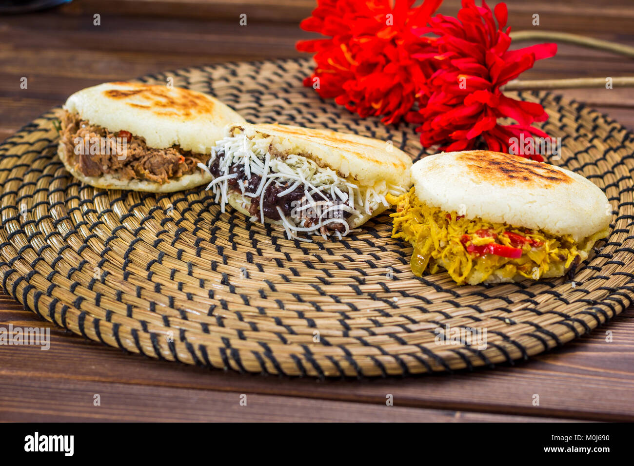 Venezuelan typical food, Arepa Stock Photo - Alamy