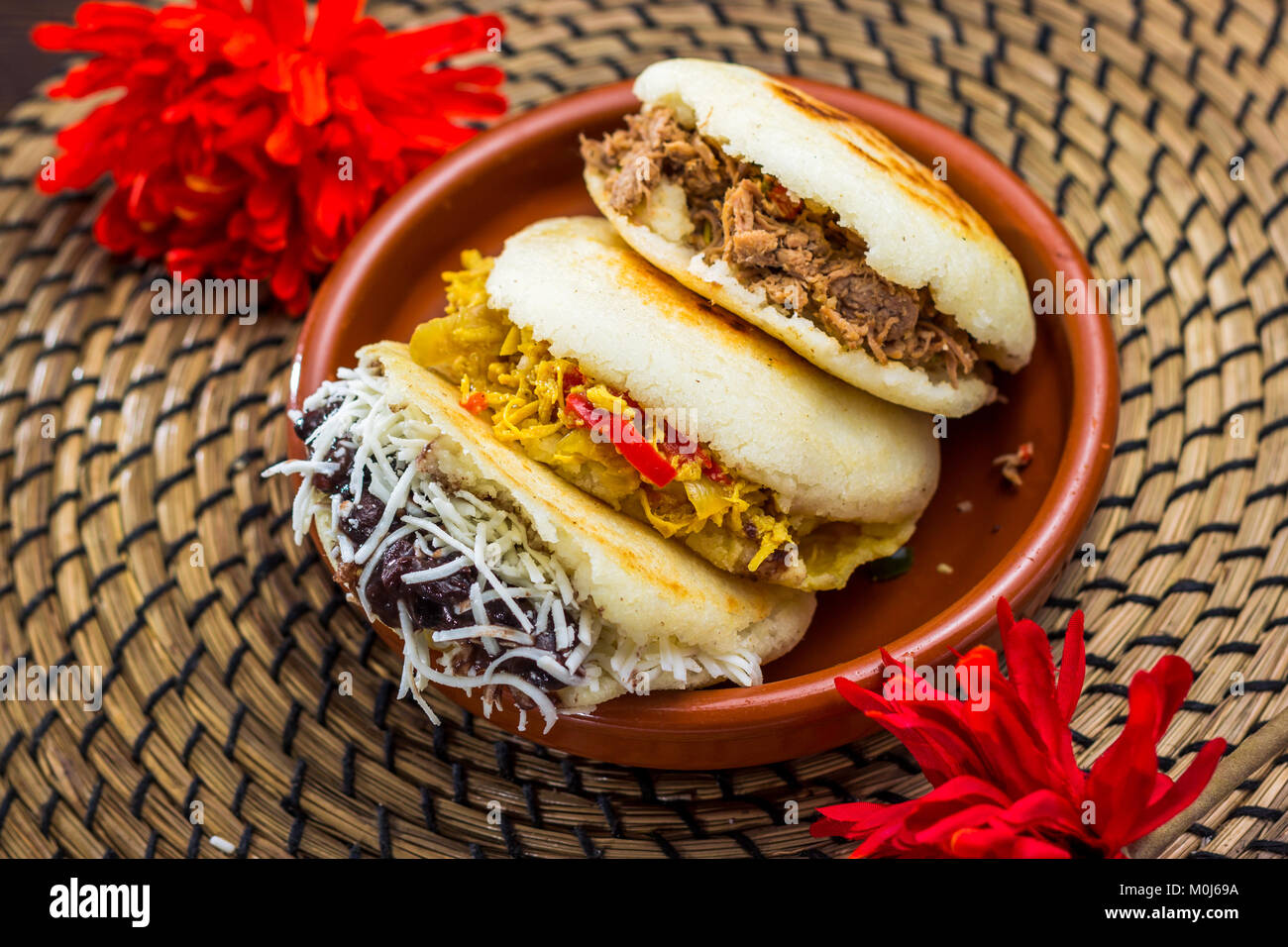 Venezuelan typical food, Arepa Stock Photo - Alamy