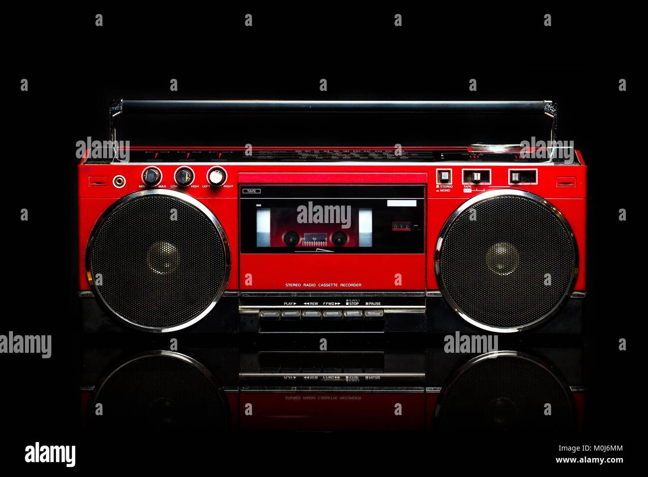 Radio Cassette, boombox Stock Photo - Alamy
