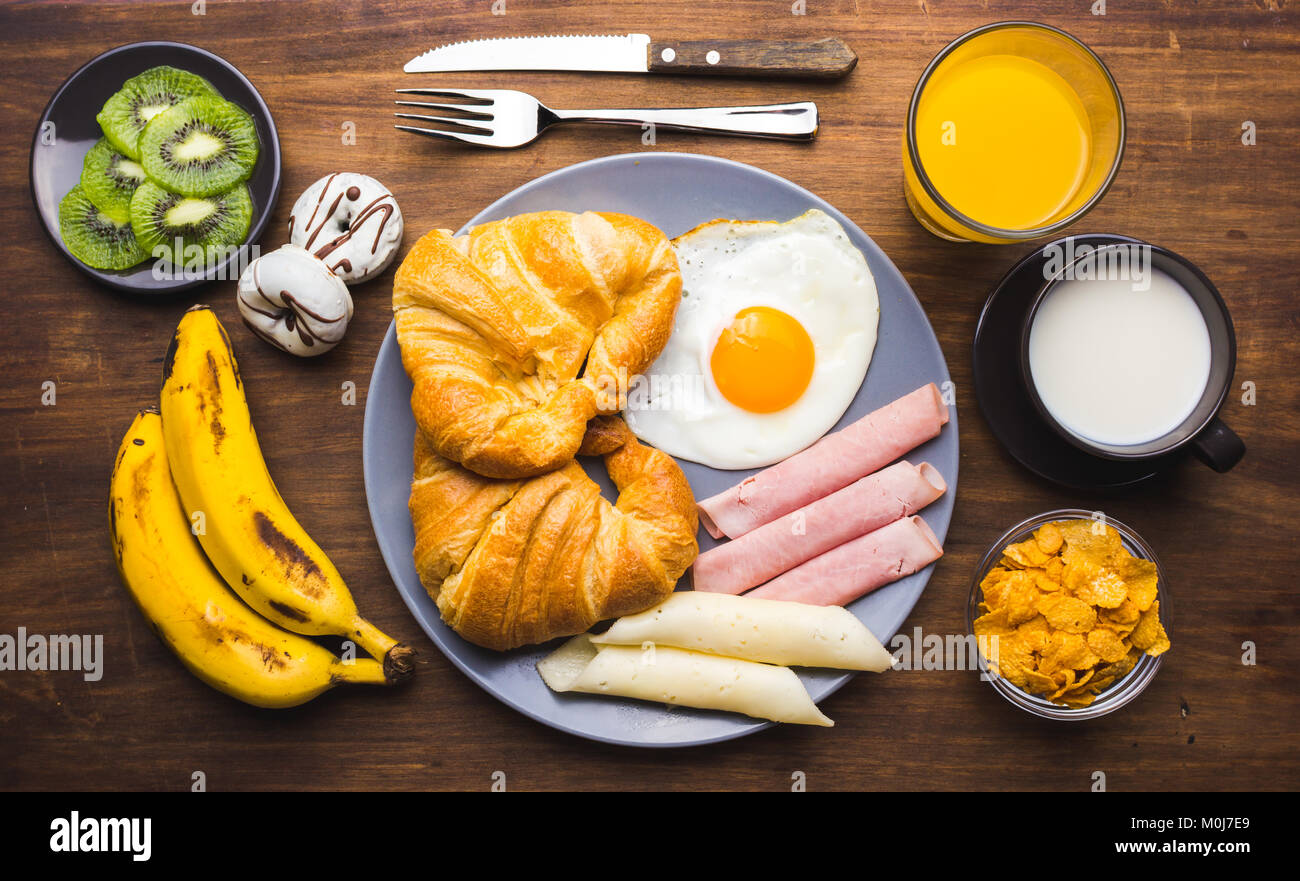 Different breakfasts hi-res stock photography and images - Alamy