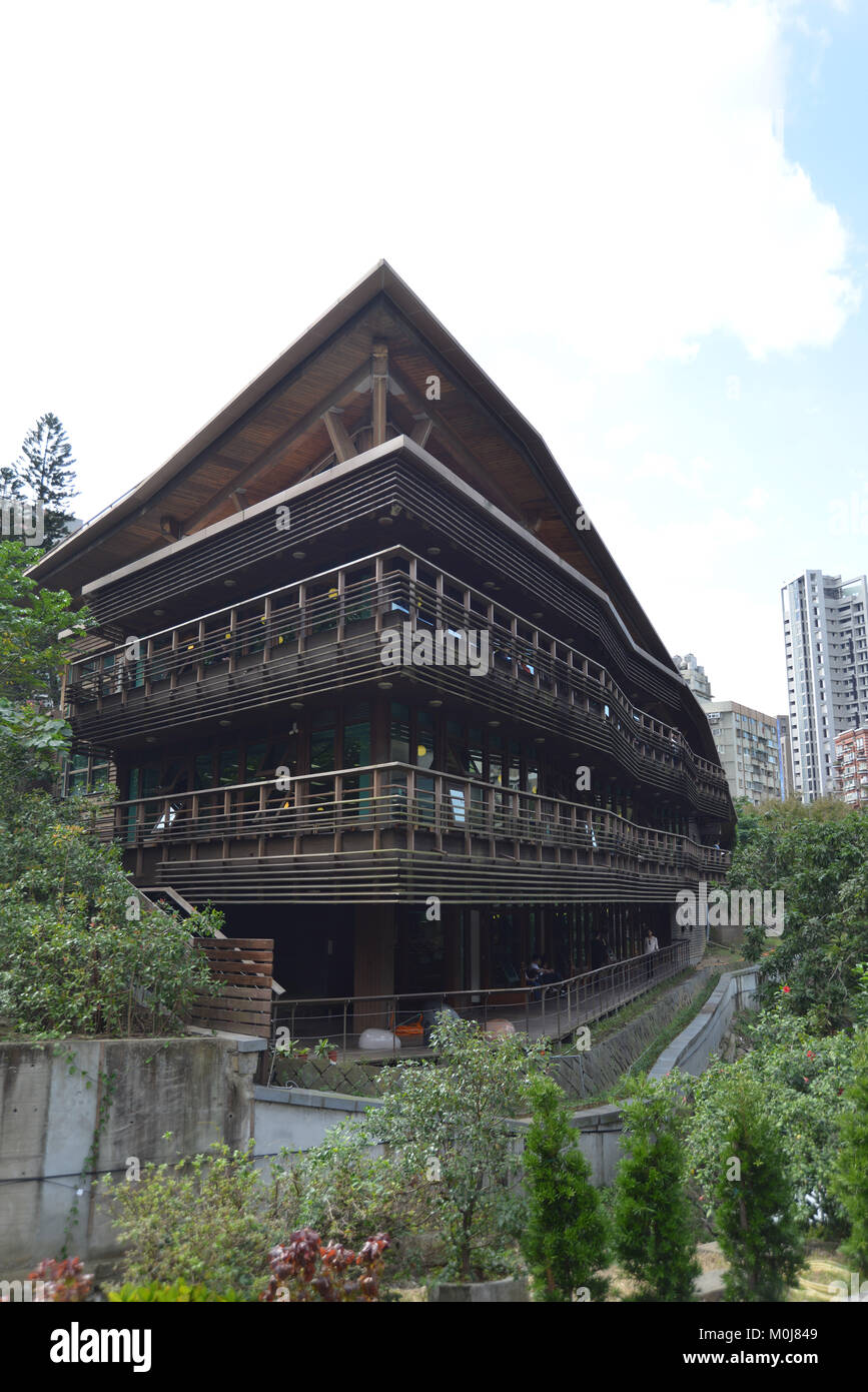 Asia, Taiwan, Taipei Beitou Public Library Stock Photo - Alamy