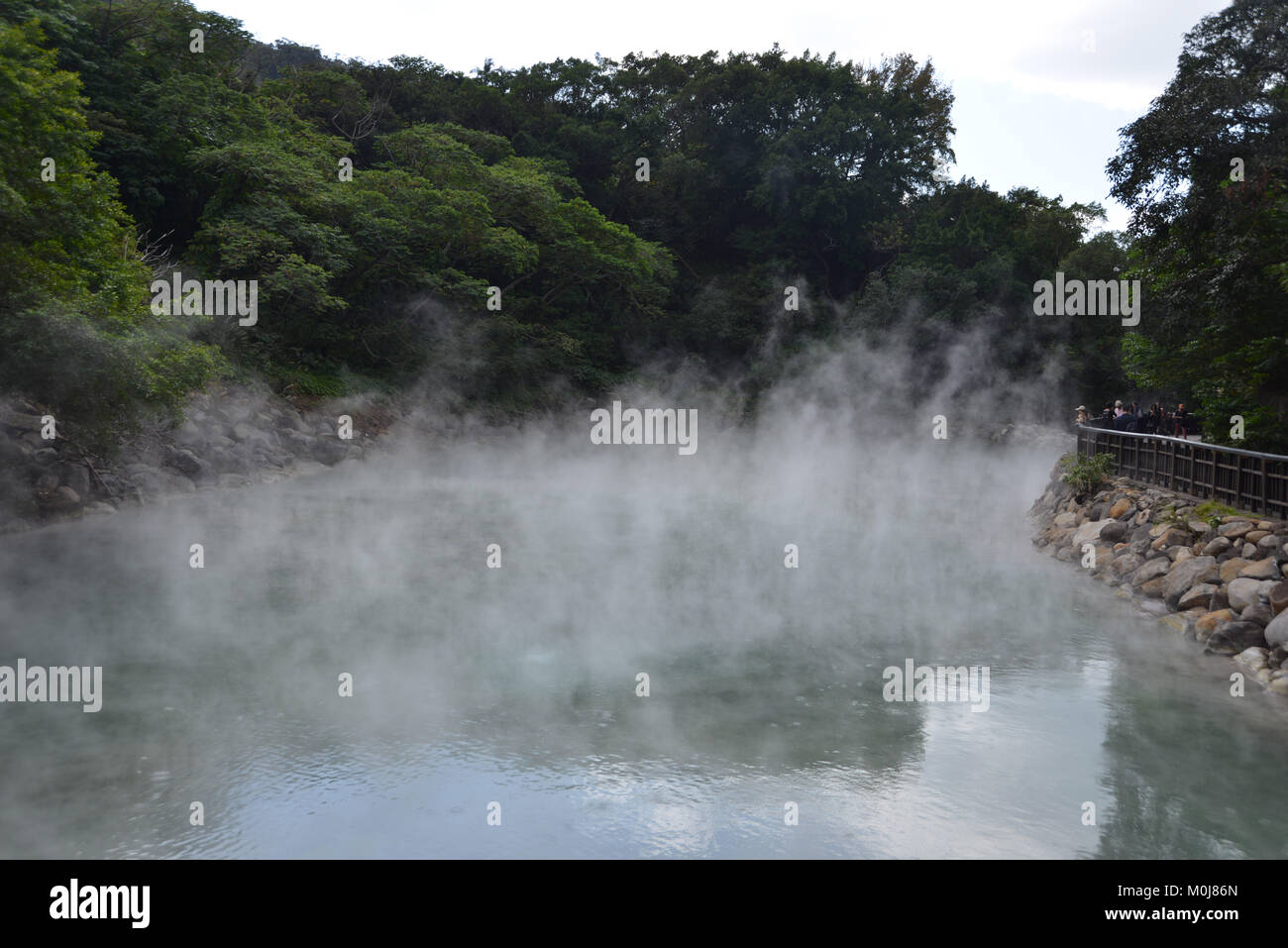 Asia, Taiwan, Taipei Beitou Thermal Valley(Hell Valley Stock Photo - Alamy