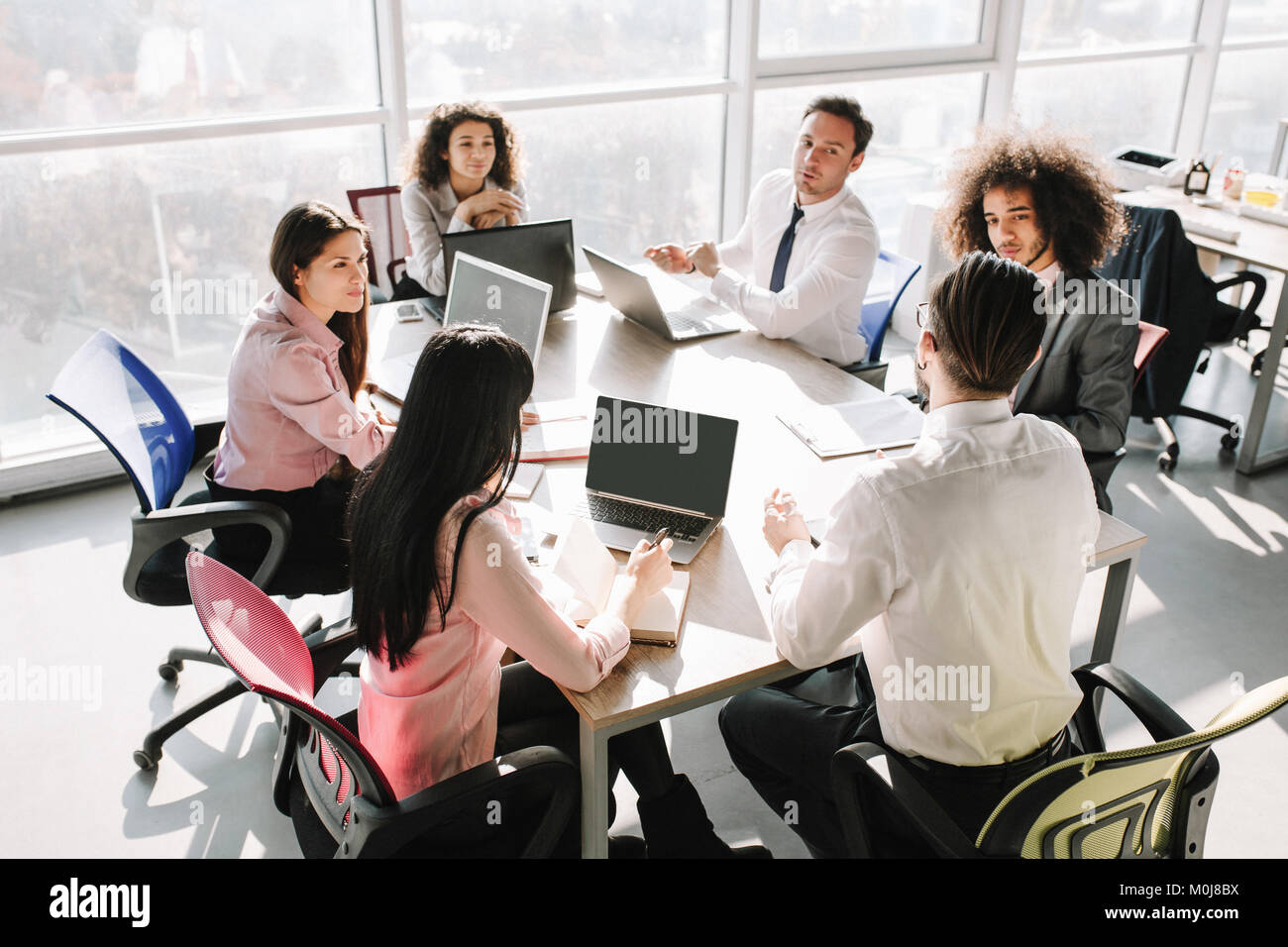 Creating of new important project Stock Photo - Alamy