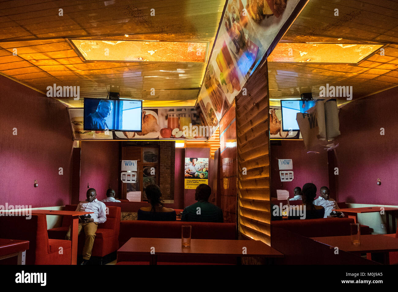 Rwanda, Kigali, local restaurant Stock Photo - Alamy