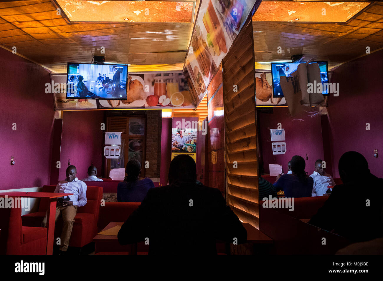 Rwanda, Kigali, local restaurant Stock Photo - Alamy