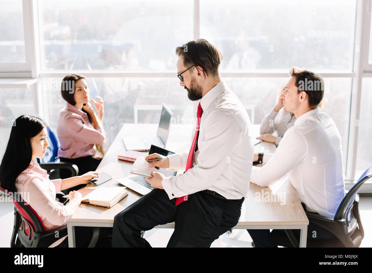 Creating of new important project Stock Photo - Alamy