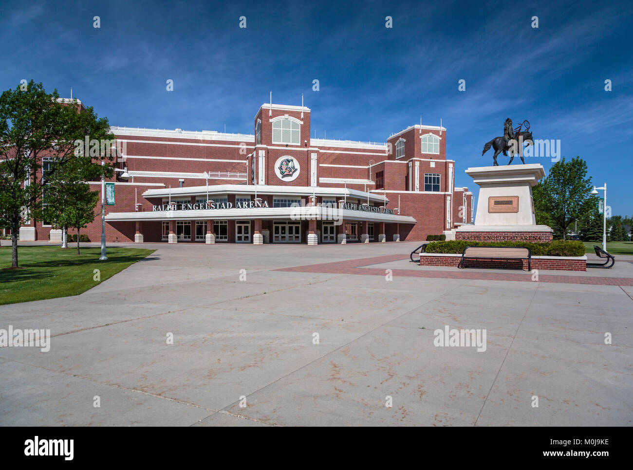 The Ralph Engelstad Arena on the campus of the University of North ...
