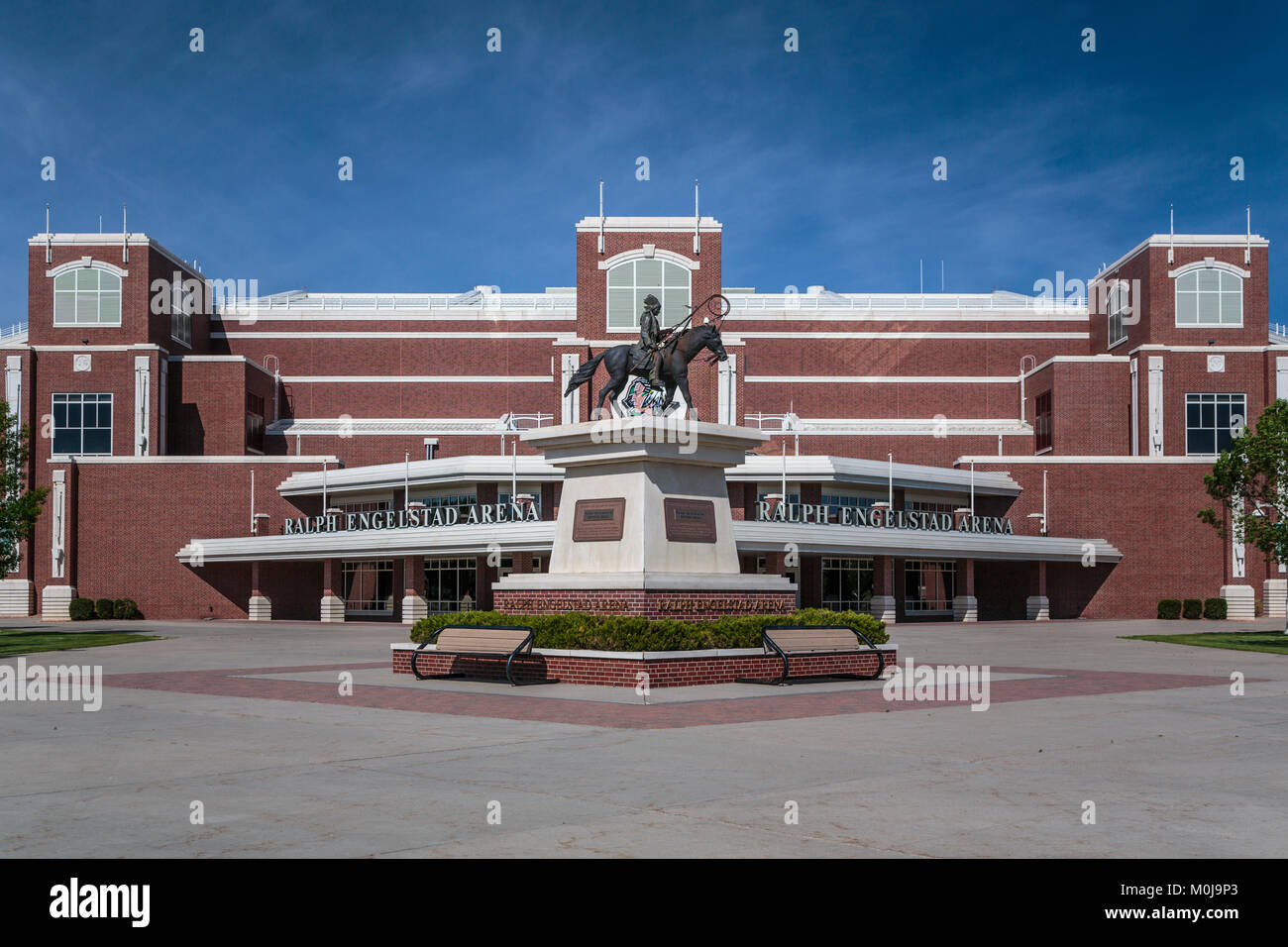 The Ralph Engelstad Arena on the campus of the University of North ...