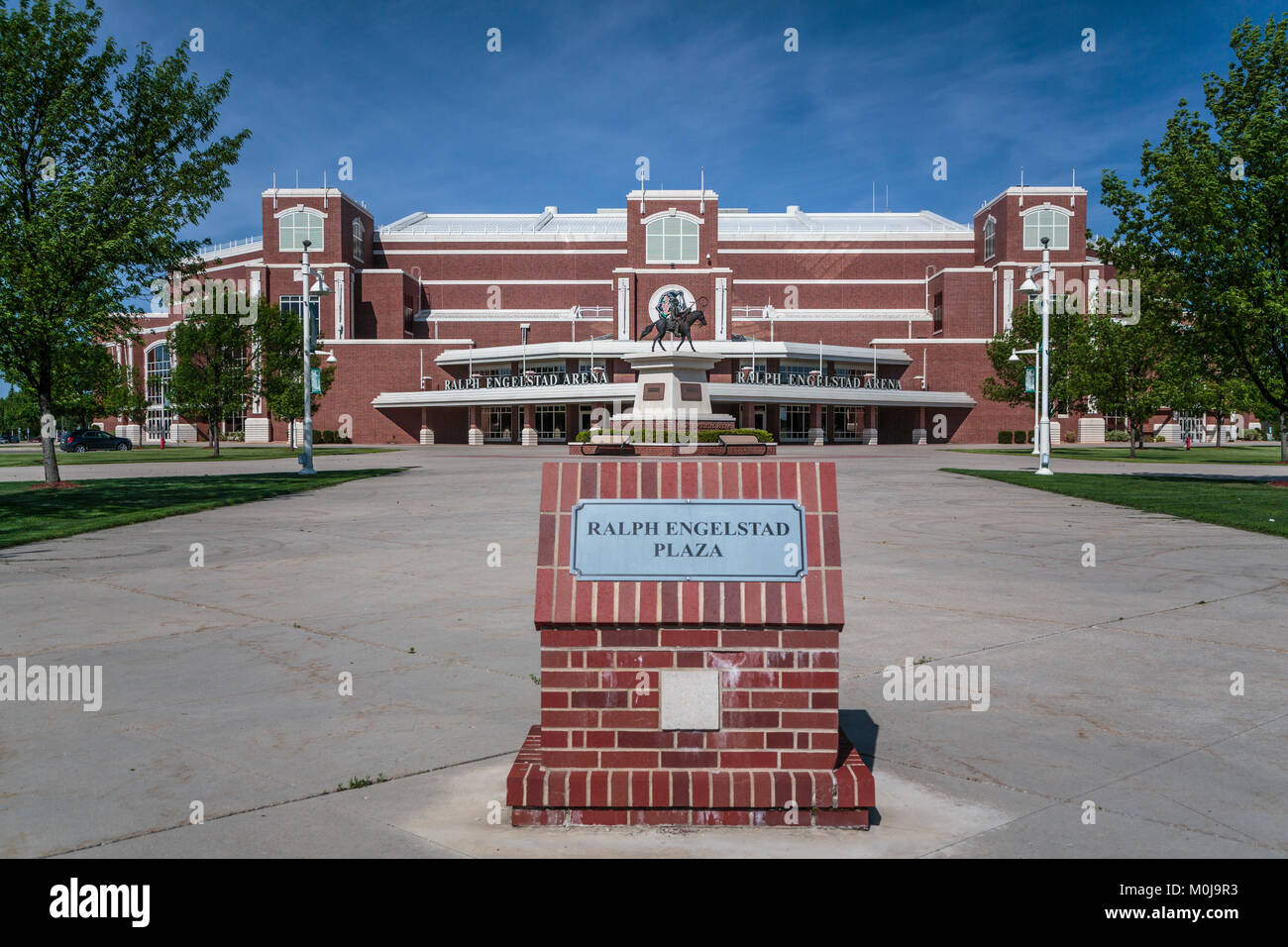 The Ralph Engelstad Arena on the campus of the University of North ...