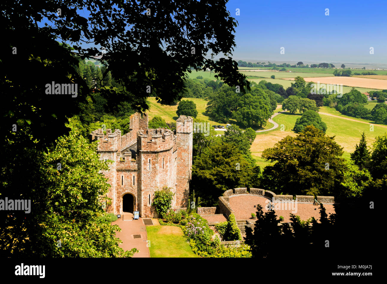 Dunster Castle Stately Home Somerset England UK Stock Photo - Alamy