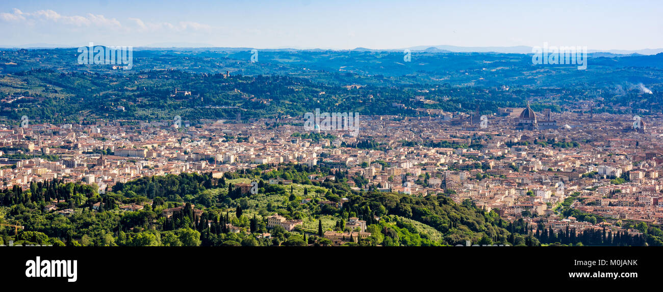 Florence top view hi-res stock photography and images - Alamy