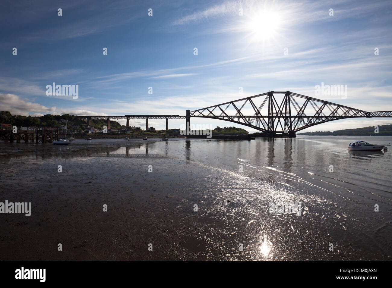 Forth Rail Bridge Silhouette High Resolution Stock Photography and ...