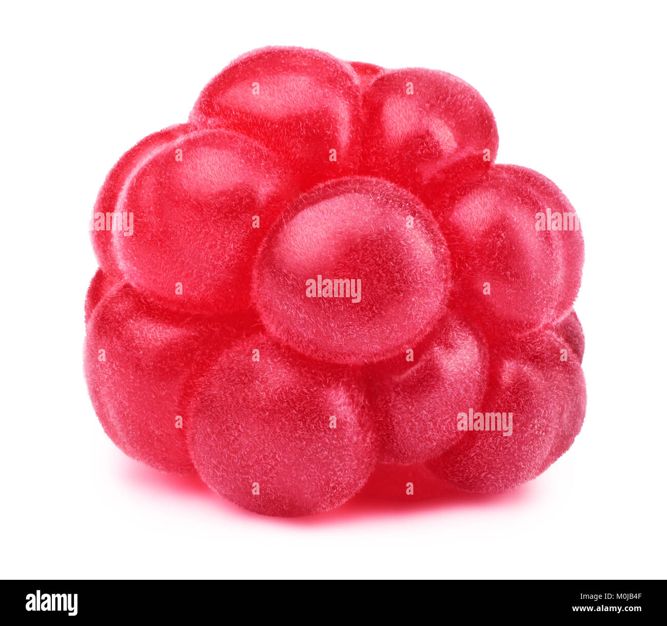 Ripe raspberry isolated Stock Photo - Alamy