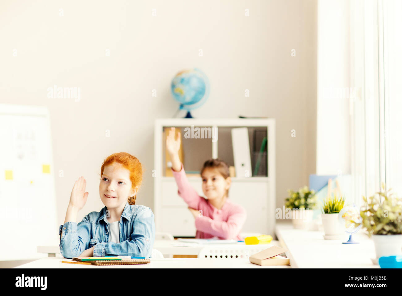 Let me answer Stock Photo - Alamy