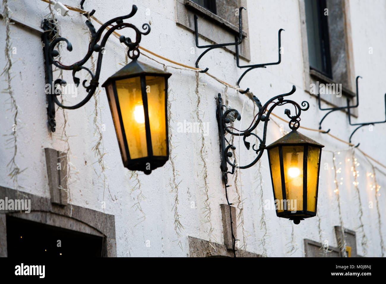 Street lamps. Old street lamp Stock Photo - Alamy