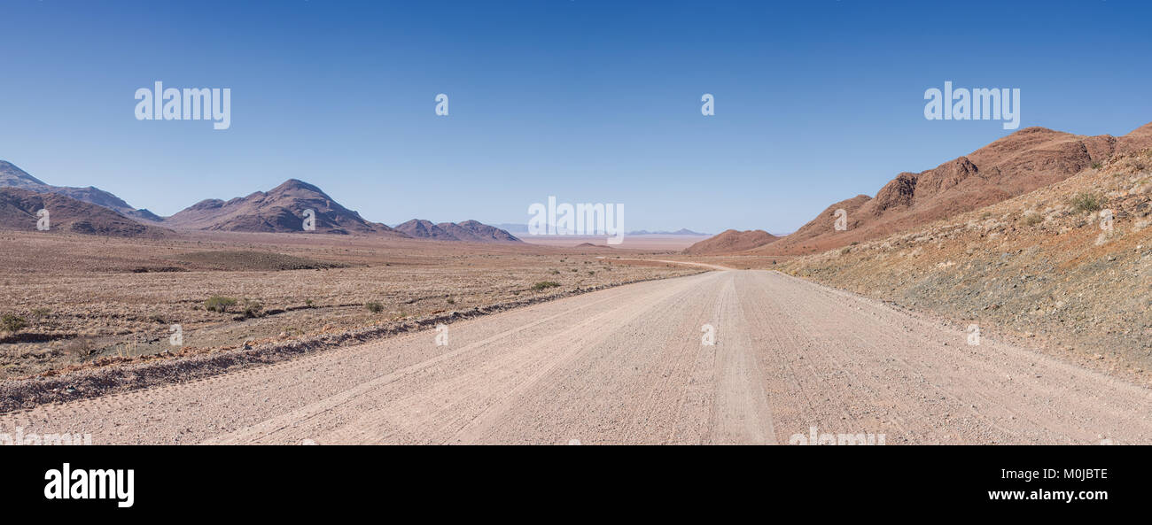 A wide open desert landscape in Namibia Stock Photo - Alamy