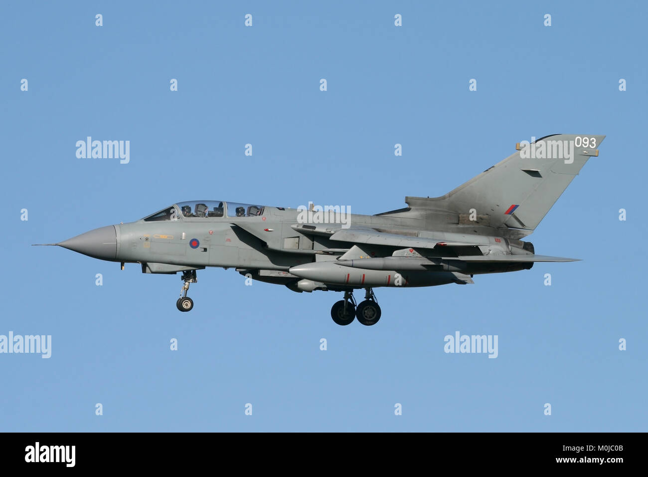Unmarked RAF Tornado GR4 from the Marham wing turning onto final ...