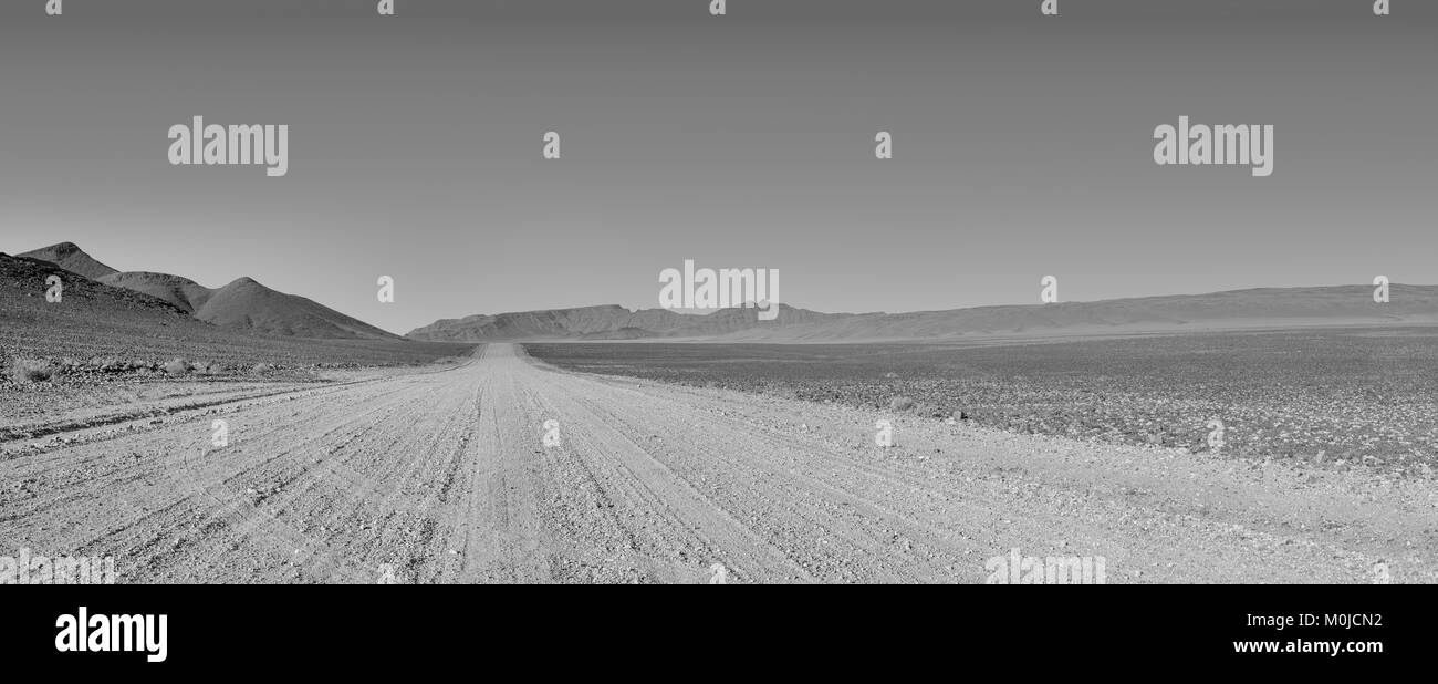 A wide open desert landscape in Namibia Stock Photo - Alamy