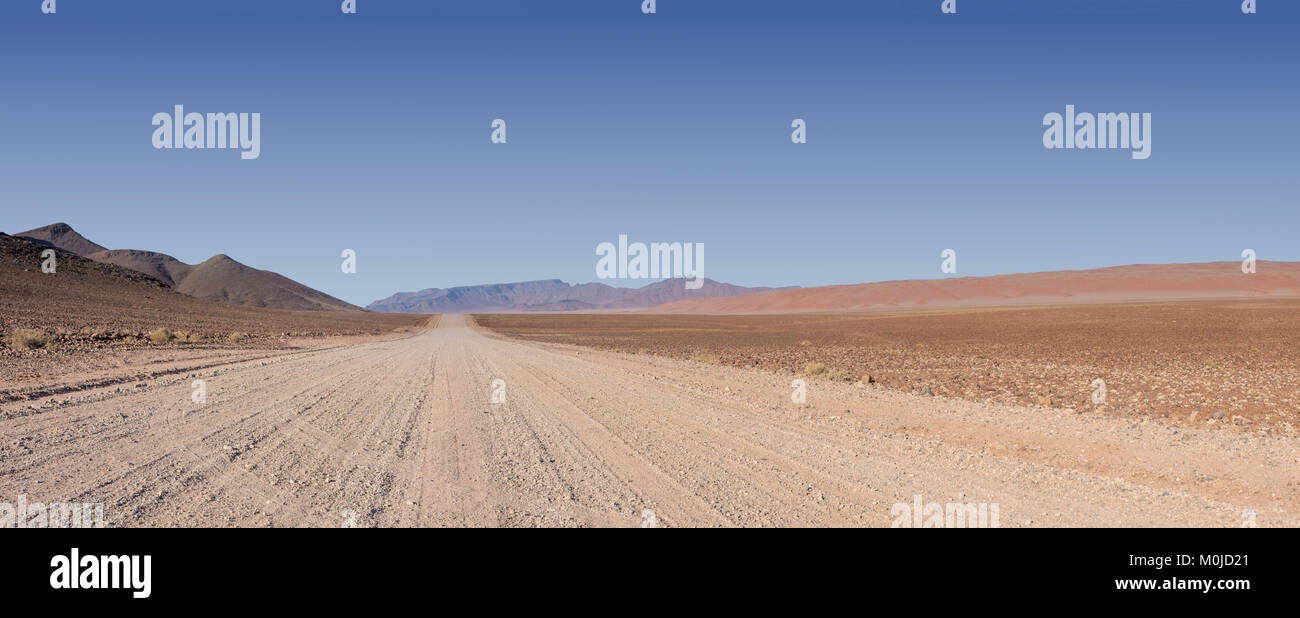 A wide open desert landscape in Namibia Stock Photo - Alamy