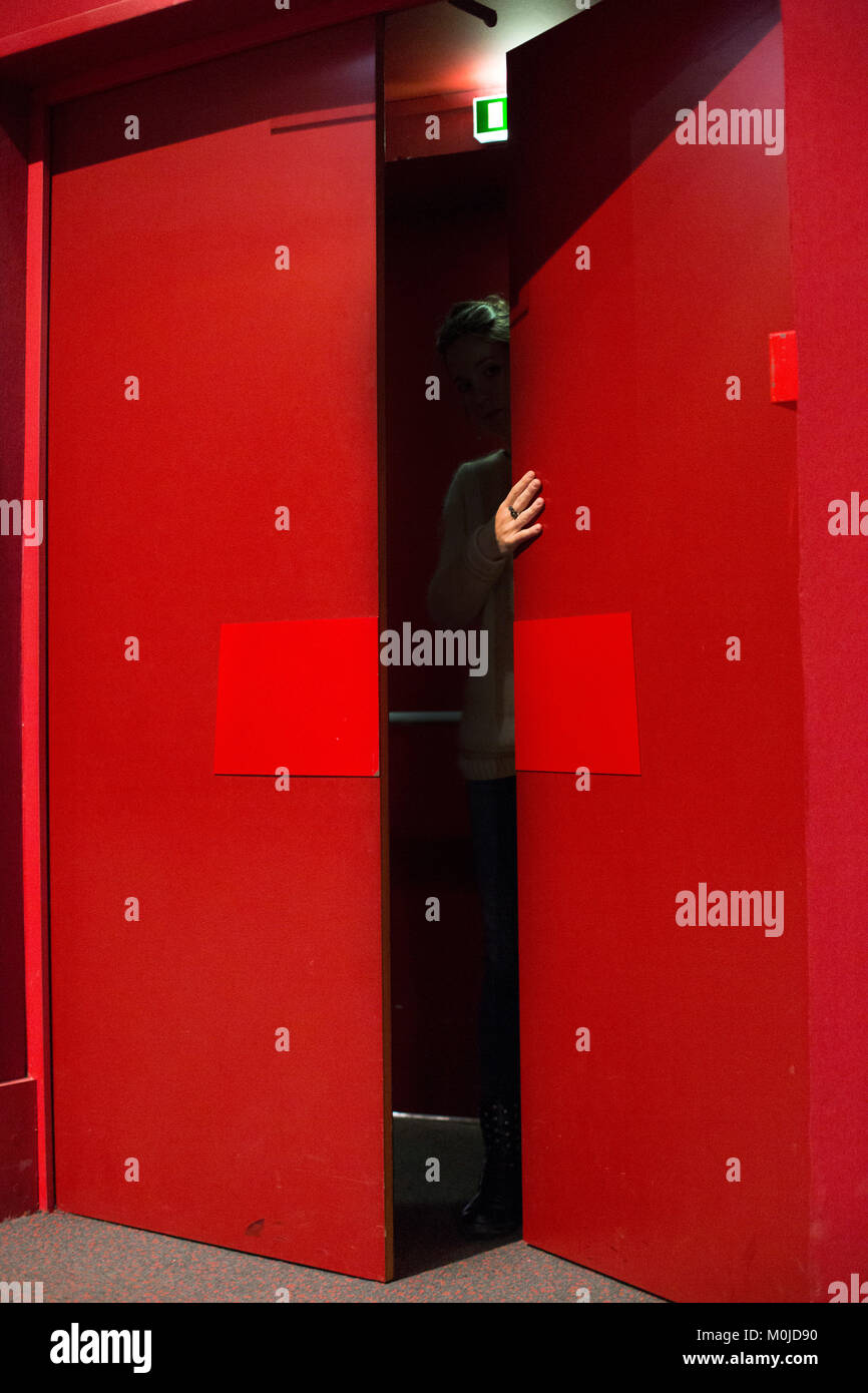 Partially Open Door High Resolution Stock Photography and Images - Alamy