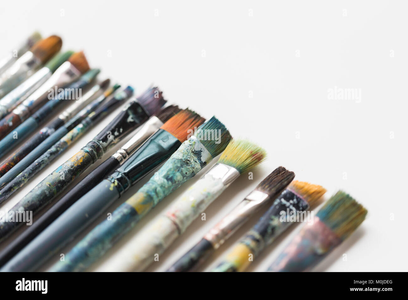 Dirty paintbrushes hi-res stock photography and images - Alamy