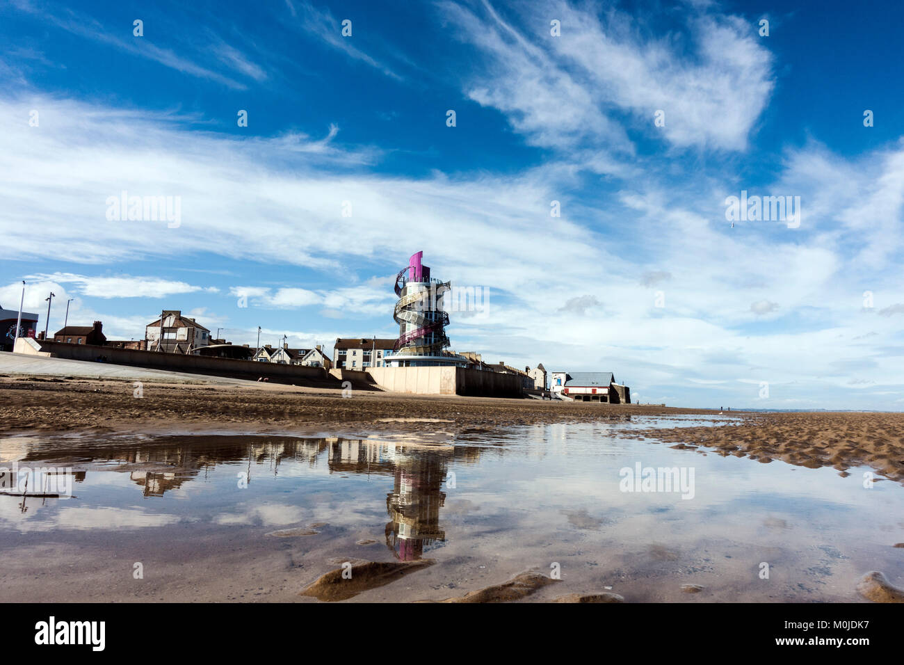 The Redcar Beacon, Redcar, Cleveland Stock Photo - Alamy
